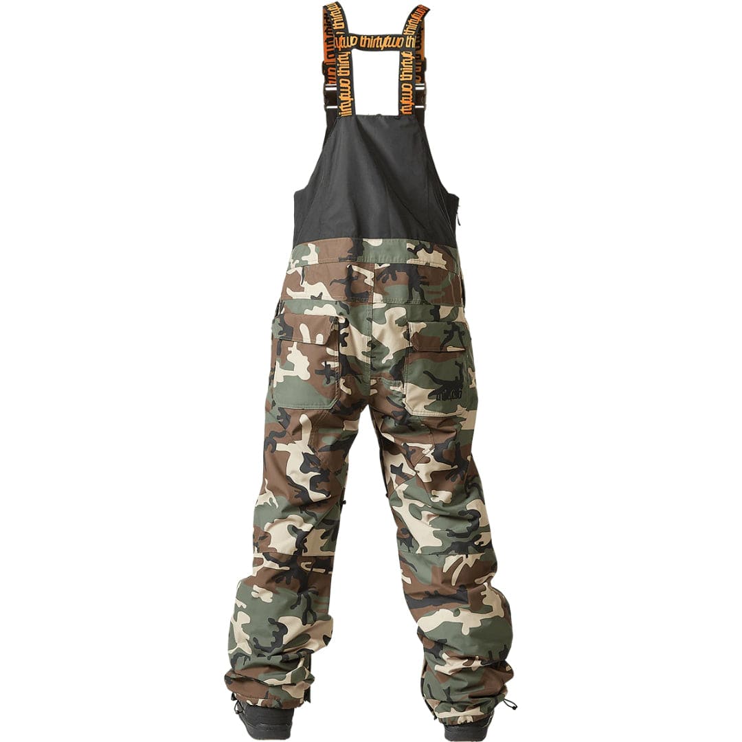 ThirtyTwo Basement Bib – Black/Camo THIRTYTWO