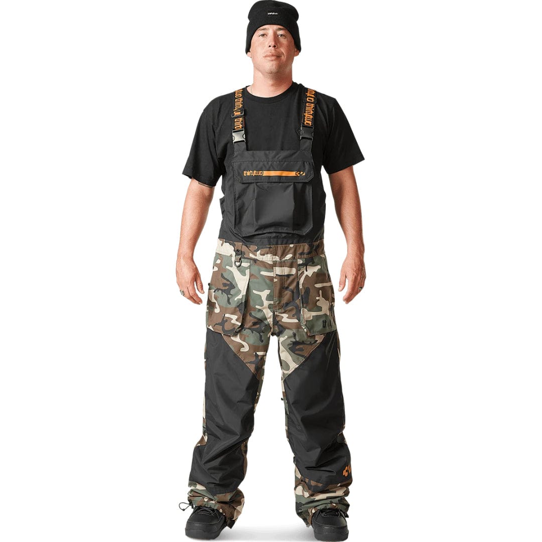 ThirtyTwo Basement Bib – Black/Camo THIRTYTWO